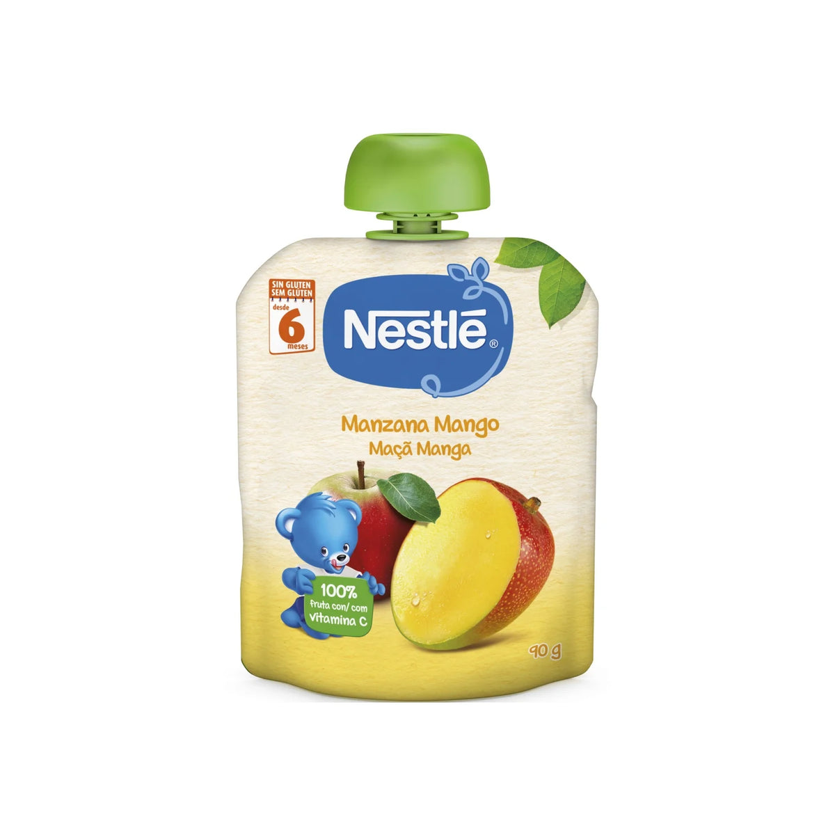 NESTLE BABY FOOD MANZANA MANGO POUCH 90GM — Magnet Store