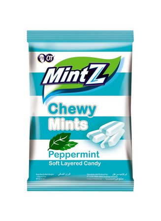 OT MINTZ CHEWY MINTS PEPPERMINT CANDY 115GM — Magnet Store